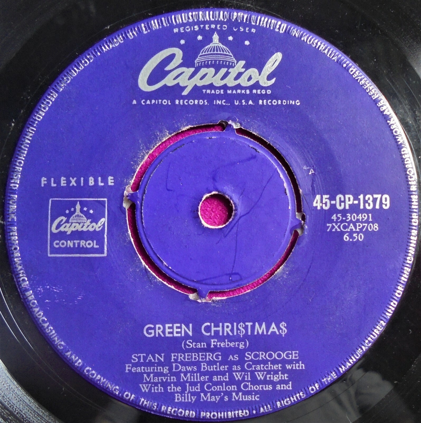 Stan Freberg p/s 45rpm single - The Meaning Of Christmas / Green ...