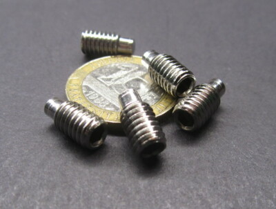 Stainless Dog Point Set Screws, Extended Tip, M6 x 1 x 12mm Length, 50 ...