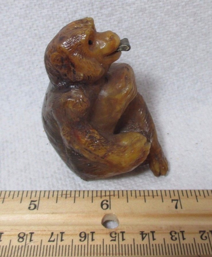 Full size Antique MONKEY TAPE MEASURE;FIGURAL,celluloid c1920's ...