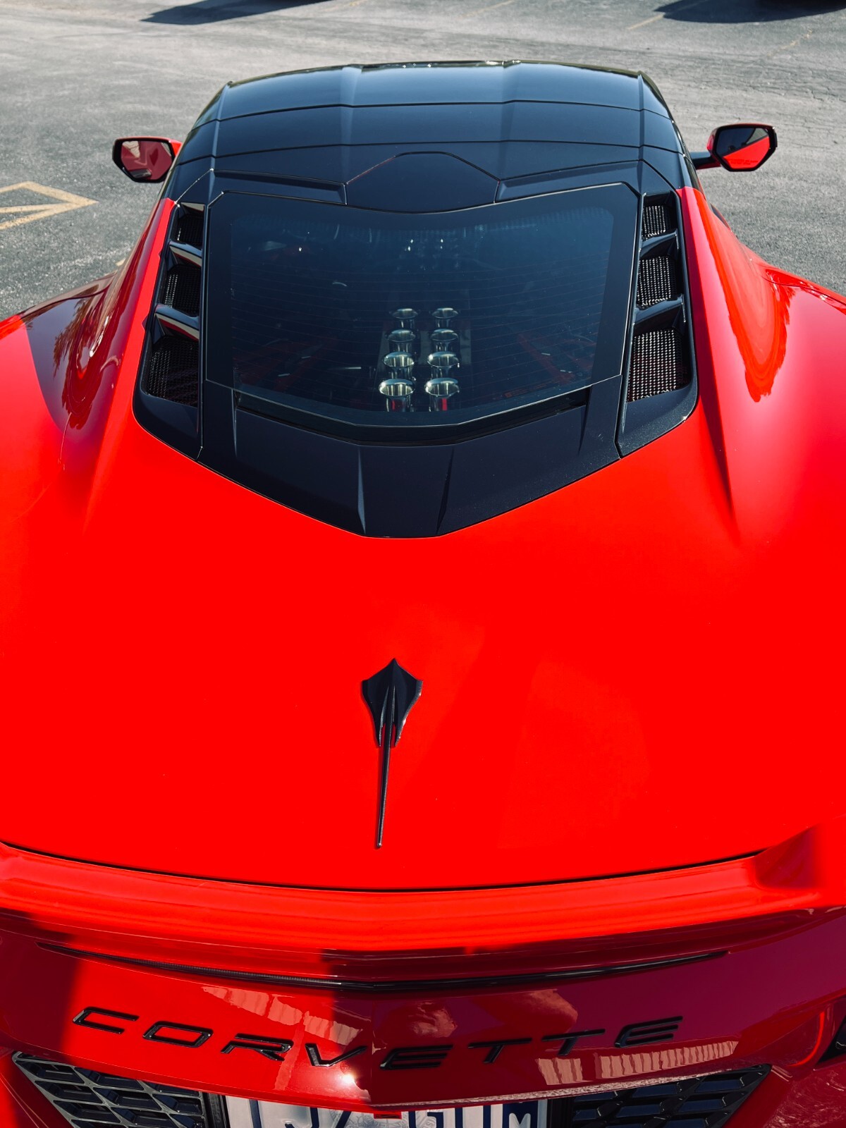 Engine Cover with STACKS 2020-2025 Chevrolet C8 Corvette 6.2L, Stand ...