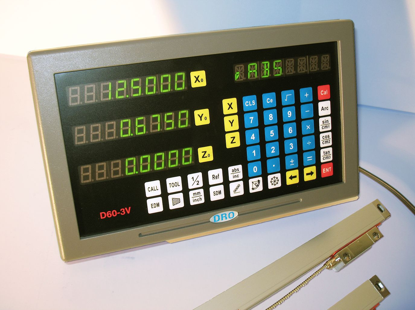 Digital ReadOut DRO kit w Glass scales Mill 2 axis NEW | eBay