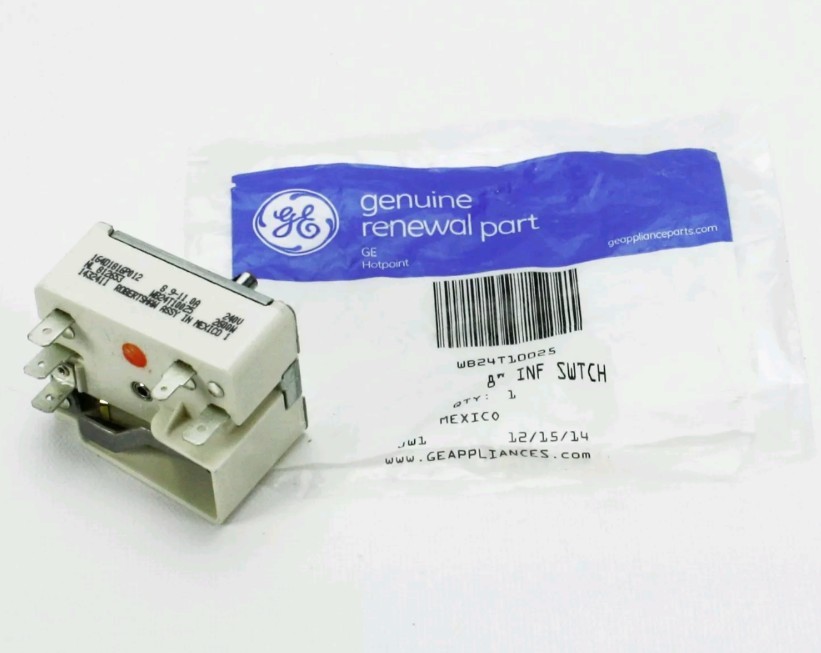 Genuine WB24T10025 GE Range 8 Inch Infinite Switch | eBay