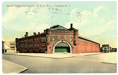 Second Regiment Armory New Jersey Postcard | eBay