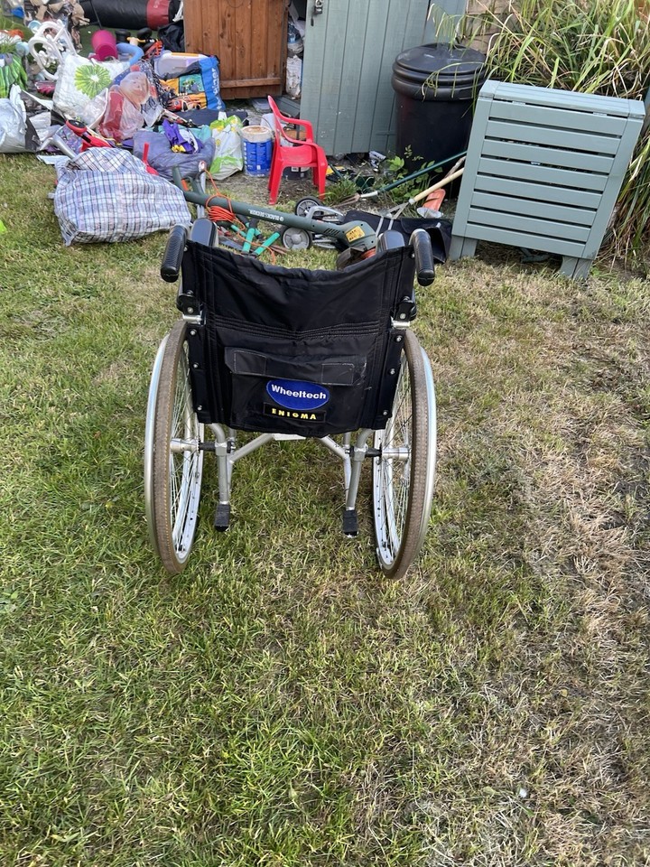 Wheeltech Enigma Portable Folding Wheelchair Mobility Aid | eBay UK