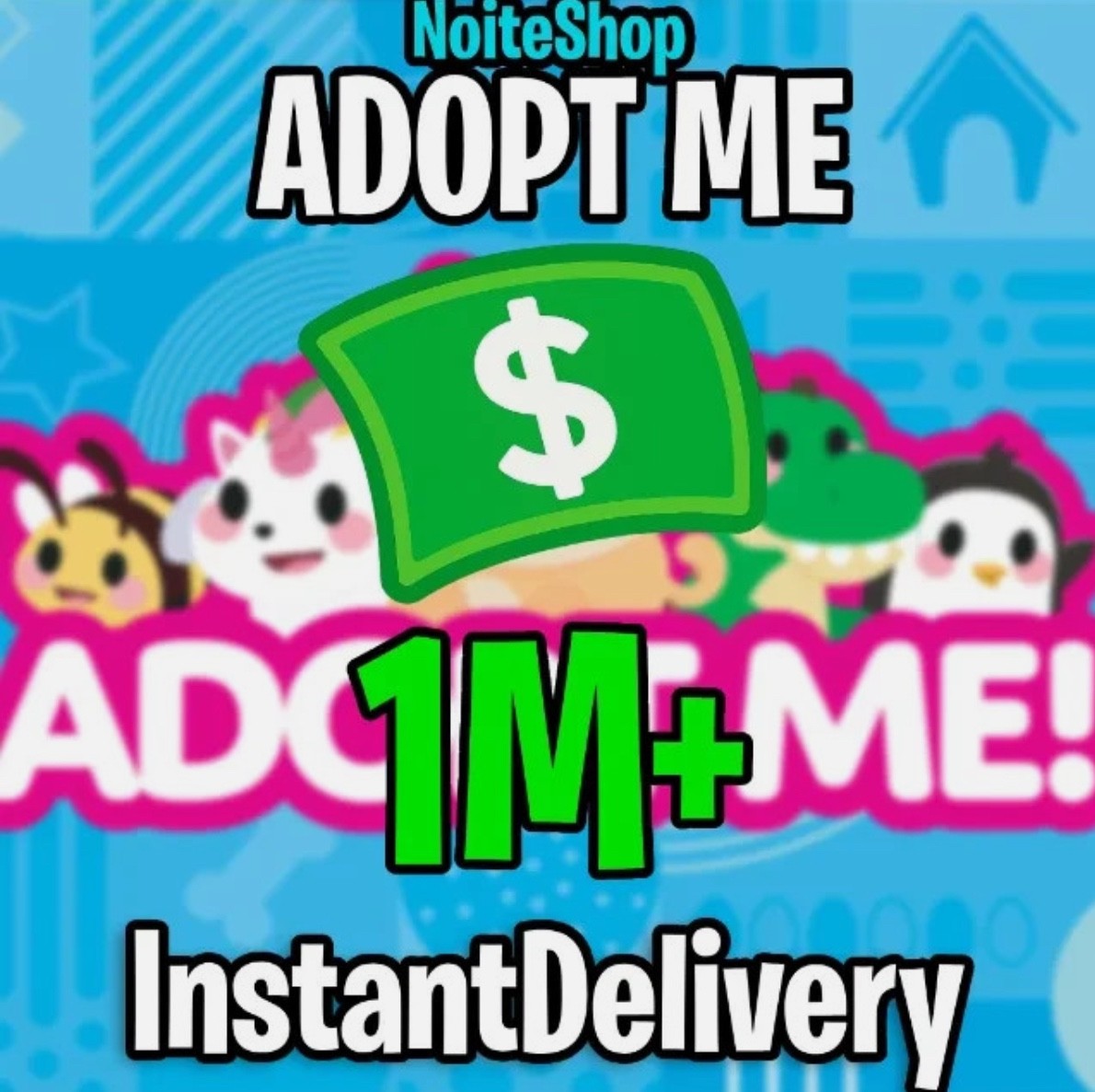 1 million bucks adopt me account *fast delivery* | eBay UK