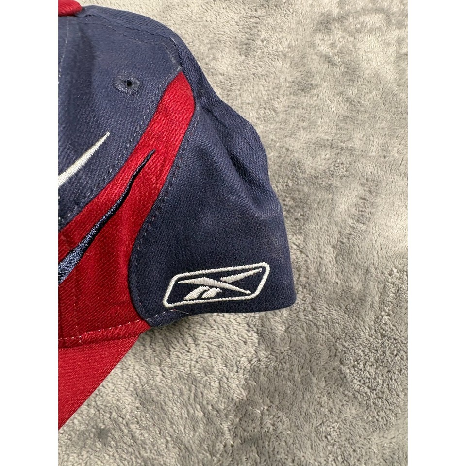 Reebok Super Bowl XLII Football Cap Mens OSFA Blue Red Embroidered ...