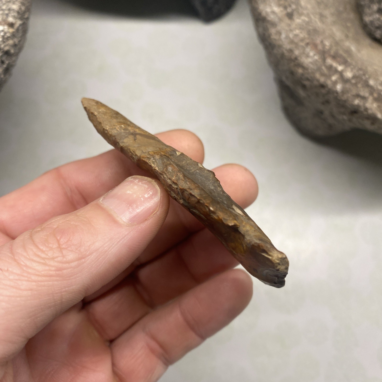 MLC s8210 3 1/4” Wide Base Archaic Dovetail Thebes Arrowhead Wisconsin ...