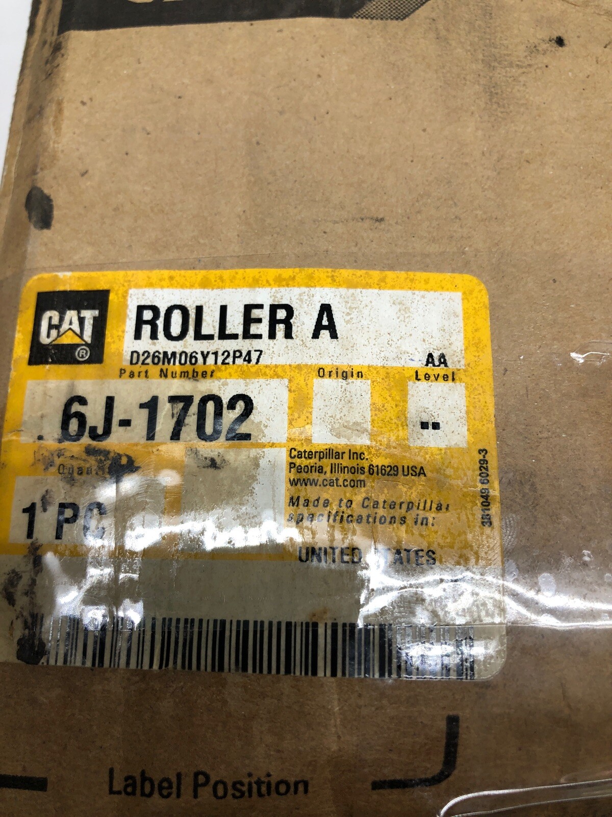 Caterpillar (cat) 6j-1702 or 6J1702 Roller Assembly for sale online | eBay
