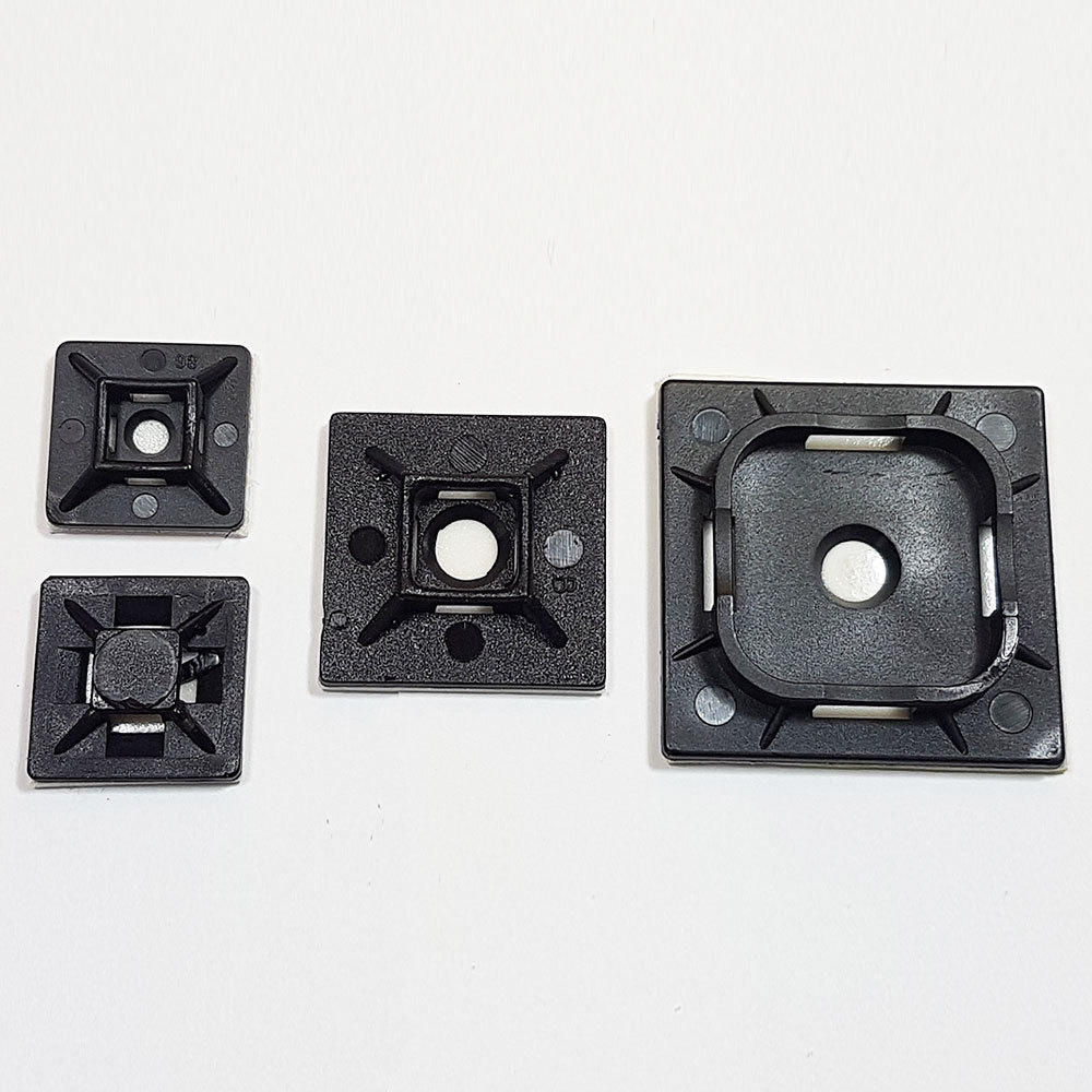 Cable Tie Base Self Adhesive Eyelet Screw Mount Saddle Cradle Masonry ...