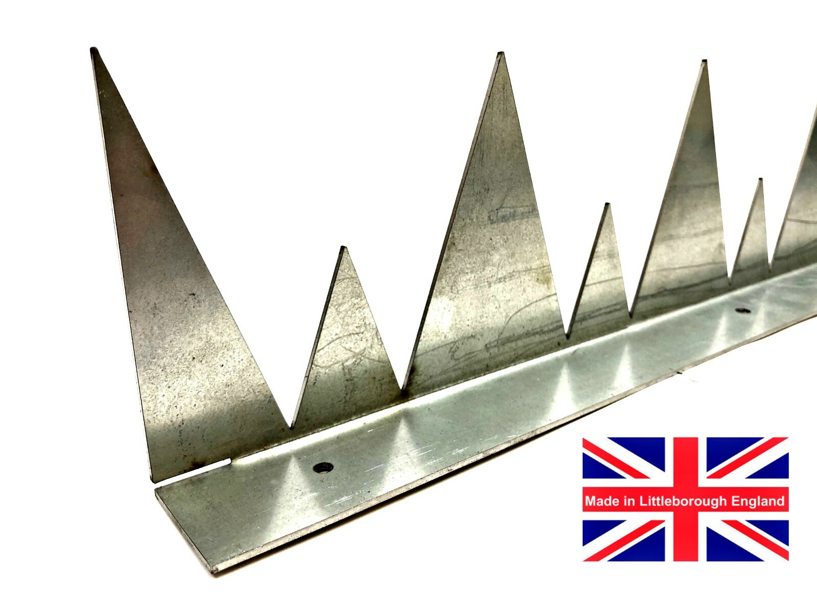 Engraved Sign - Danger Security Spikes Do not climb High risk of injury ...