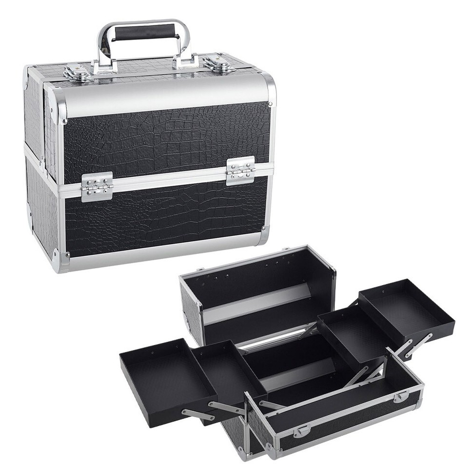 Extra Large Space Storage Beauty Box Makeup Organizer Nail Cosmetic ...