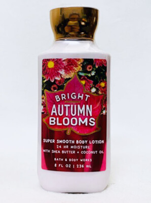 1 Bath Body Works BRIGHT AUTUMN BLOOMS 24HR Moisture Body Lotion Cream ...