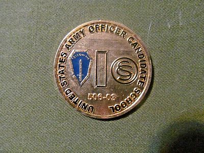 RARE NAMED, 2003 ARMY OFFICER'S CANDIDATE SCHOOL CHALLENGE COIN #2 | eBay