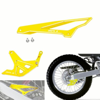 Suzuki DR-Z400/E DRZ400S DR-Z LOGO Gold Chain Guard + Rear Brake Disc ...