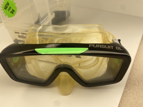 DACOR Deep See Tempered Dual Lens, Dive, Scuba, Snorkel Goggles, + Case ...