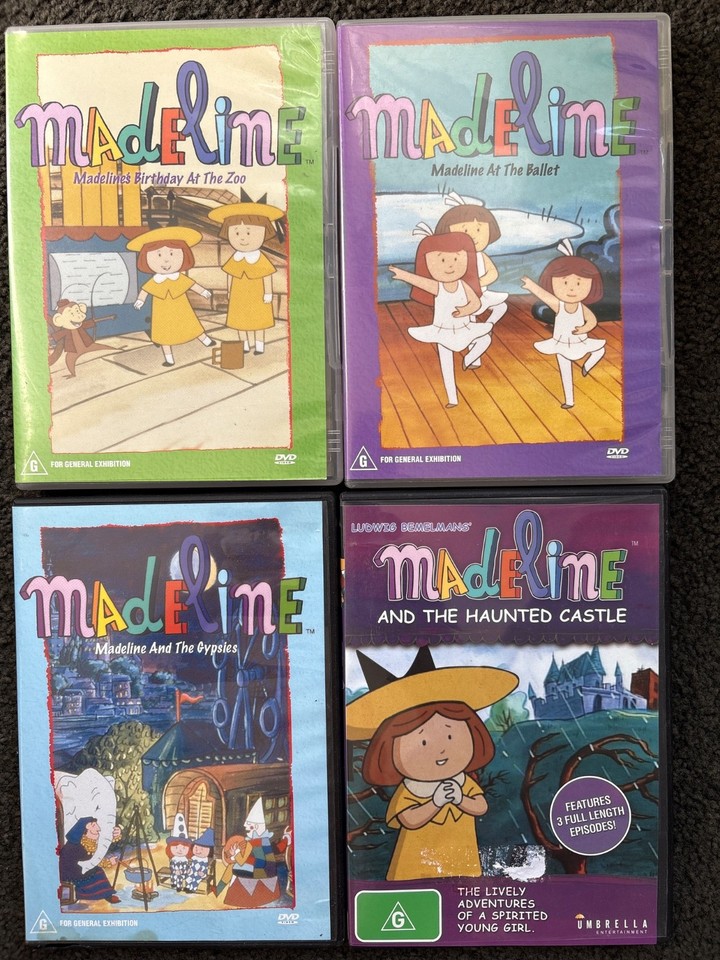 VGC Fun Lot of 8 x Assorted TV Series Madeline DVDs Region 4 Free ...