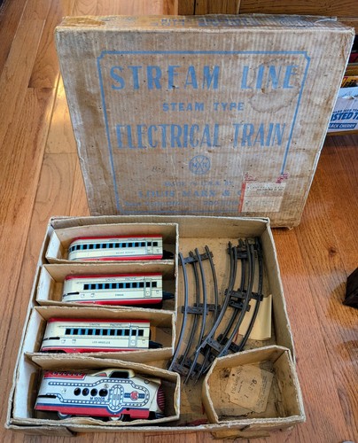 Marx Union Pacific Streamliner Train Set In Box No Transformer | eBay
