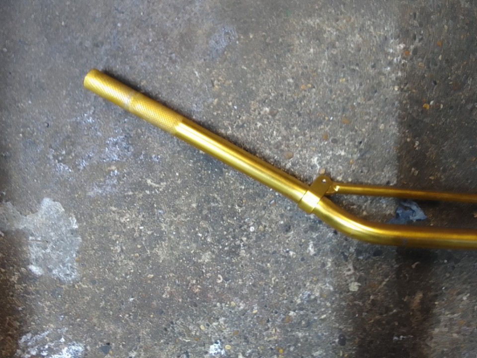 Gold Braced 22mm Motorcycle Motorbike Handlebars | eBay UK