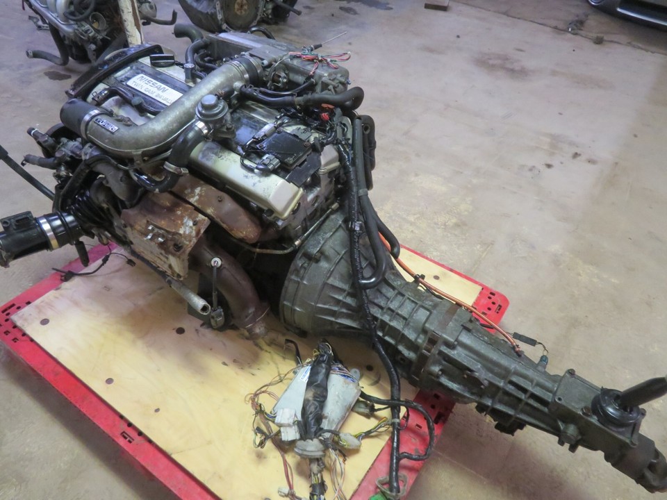 JDM NISSAN SKYLINE R32 RB20DET 2.0L TURBO ENGINE 5 SPEED TRANS WIRING ...