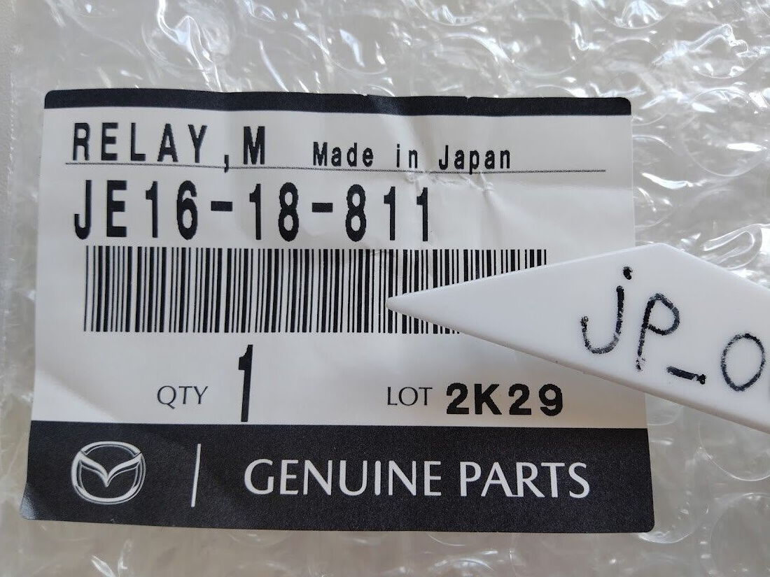 1991-2001 Mazda MPV RX-7 Main ECM Relay | JE1618811 | Genuine OEM ...