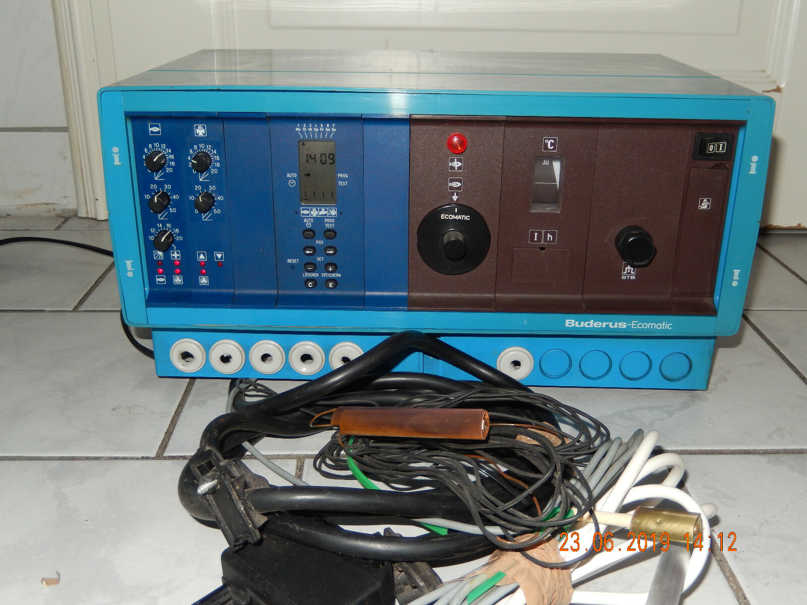 BUDERUS-Ecomatic HS3204 X Serie, Heizungsregler mit 2 Karte und ...
