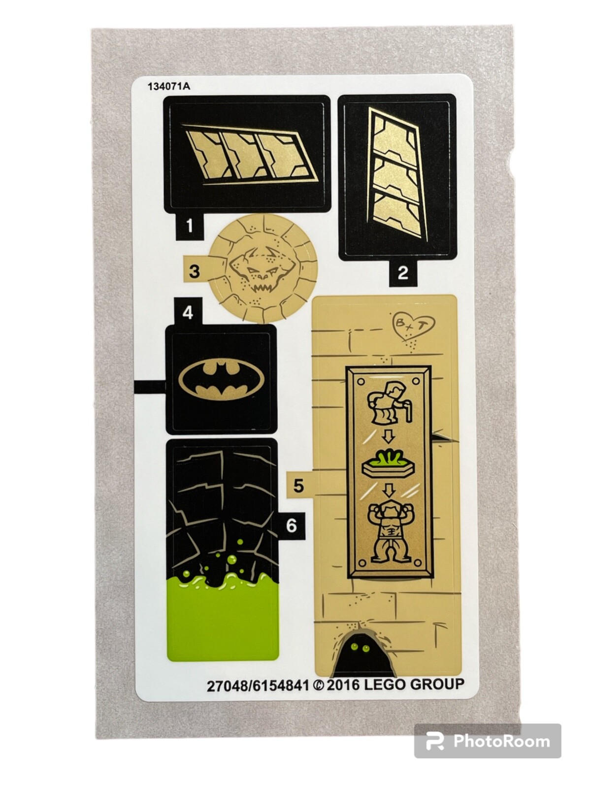 NEW LEGO | Sticker Sheet for Set 76056 Batman - Rescue from R'as al ...