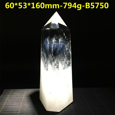 B5750-794g RARE NATURAL BLUE "Angel Feathers" QUARTZ CRYSTAL POINT ...