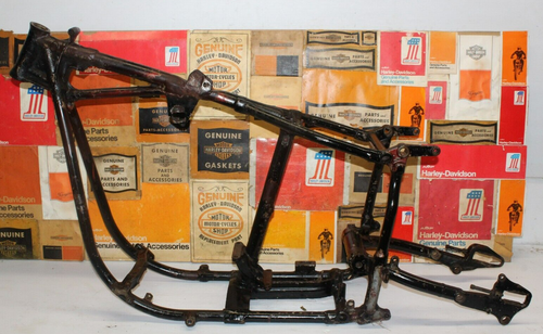 1957-58 Harley-Davidson Panhead Duo-Glide Frame Swingarm H7 Date Code ...