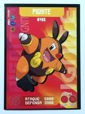 Cartao Pokemon Pignite Pignite Legendary Treasures Pokemon