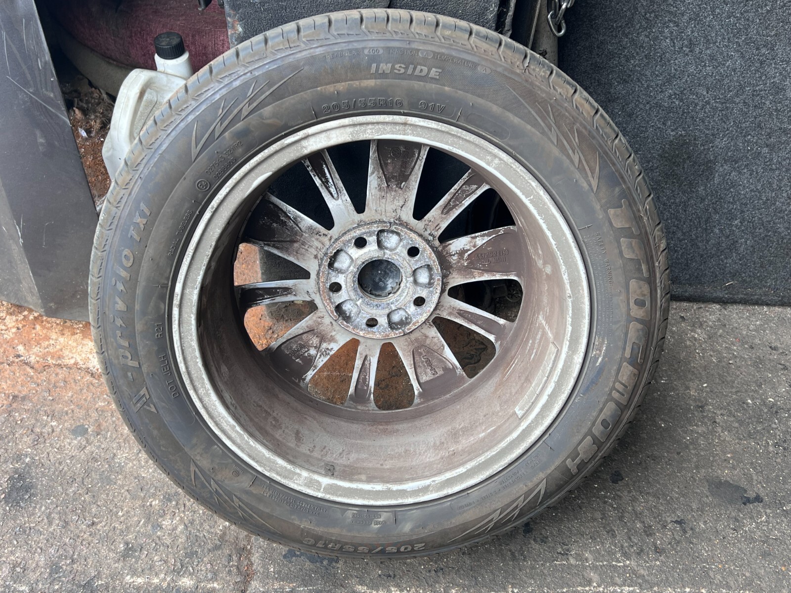 2011 GENUINE VOLKSWAGEN PASSAT SET OF 4X ALLOY WHEELS 205/55R16 ...