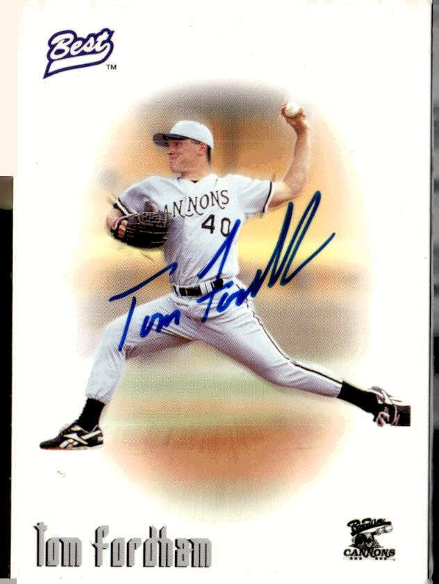 1996 Best #NNO Tom Fordham Autographs Prince William Cannons (O) | eBay
