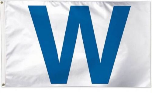 Wrigley Field Chicago Cubs Blue "W" WINdy City Victory Flag 3X5 | eBay