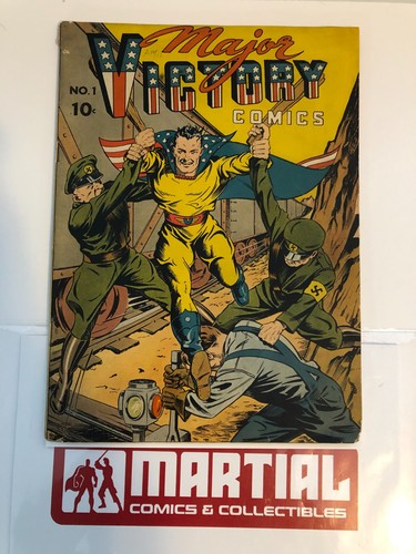 Major Victory Comics #1 comic 1944 GOLDEN AGE | eBay