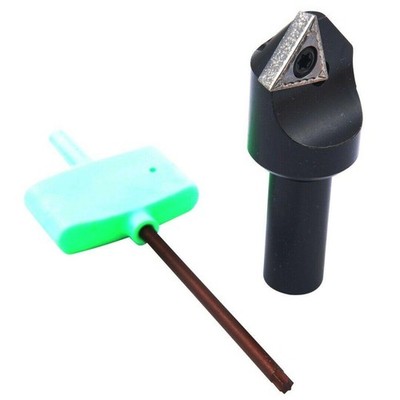 1/4-3/4 in Indexable Carbide 82° Countersink and Chamfer cutter tool ...