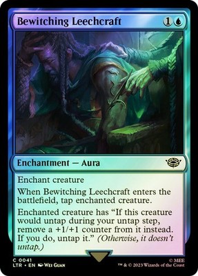 MTG Bewitching Leechcraft - FOIL Lord of The Rings LTR - Near Mint | eBay Australia