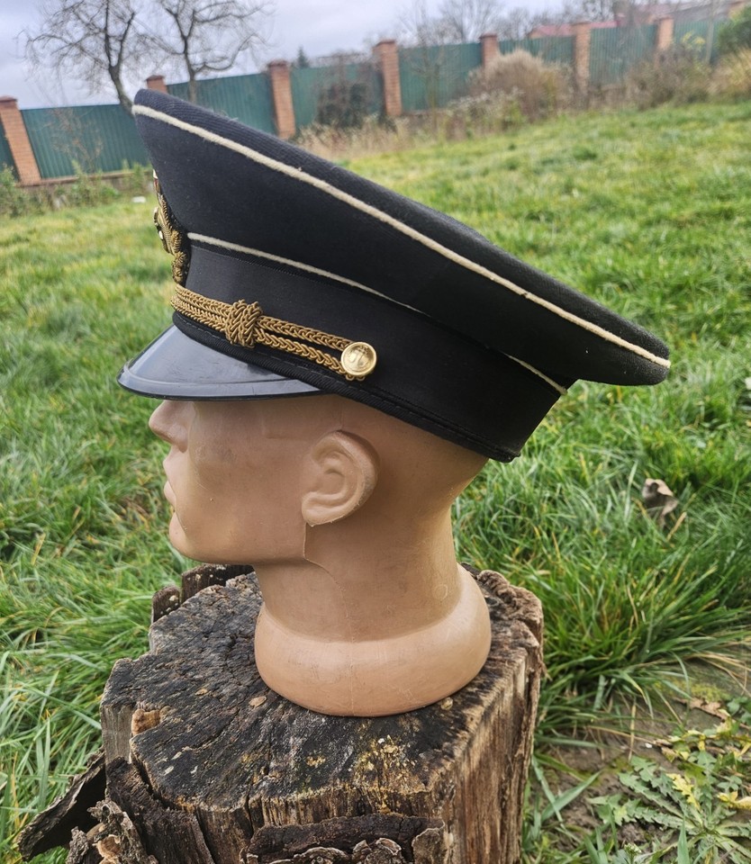 Original Soviet Maritime Navy Captain Fleet Cap Hat Uniform USSR ...