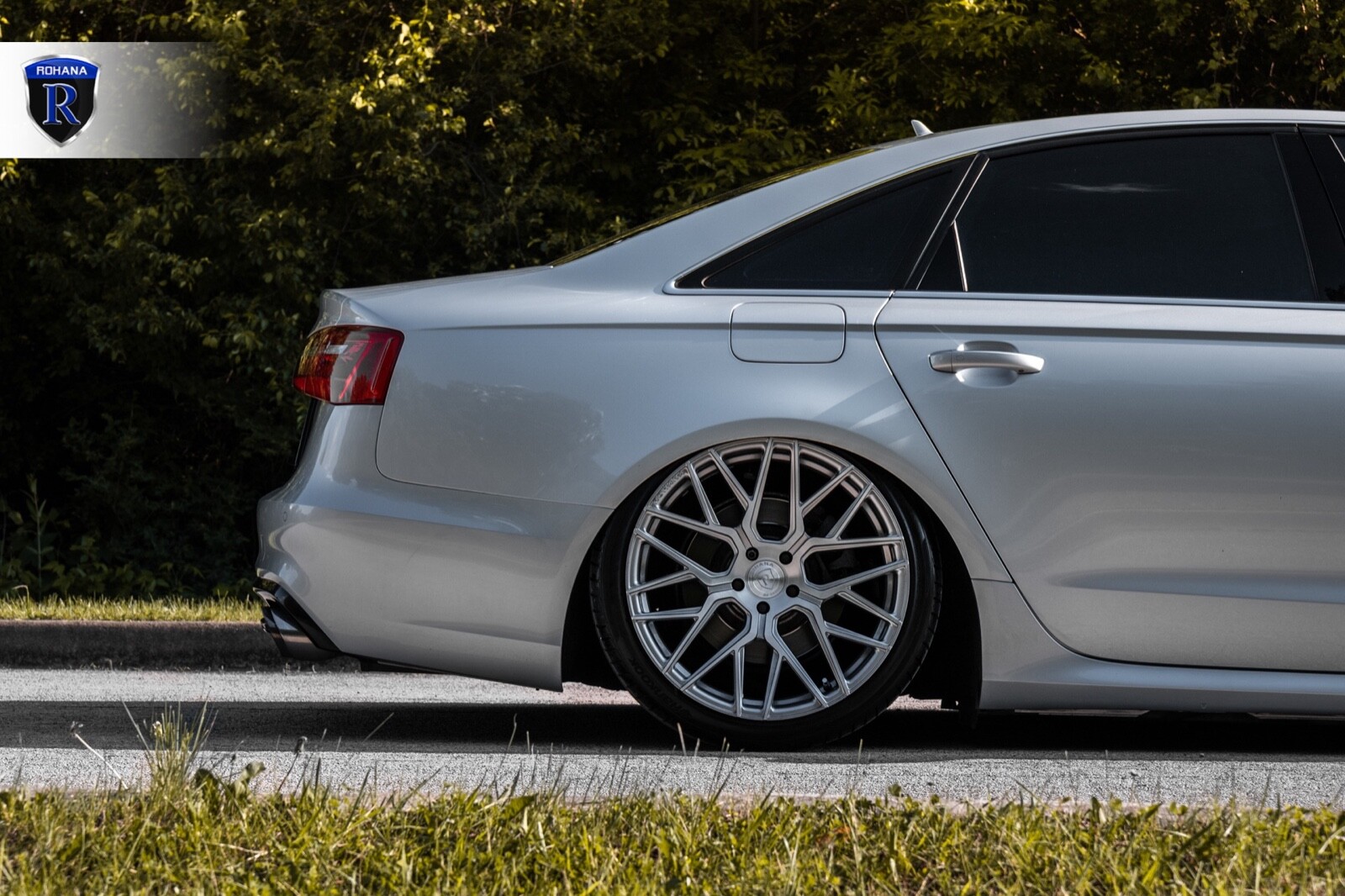 19” ROHANA RFX10 BRUSHED TITANIUM RIMS WHEELS FOR AUDI A4 S4 A5 S5 A6 ...