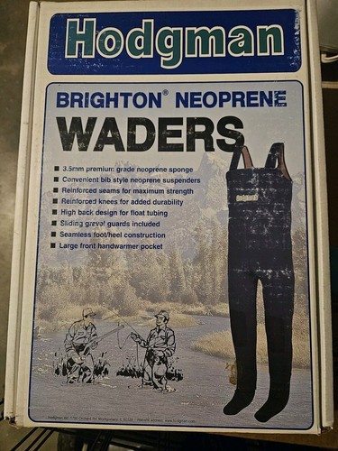 NEW HODGMAN 13545 Brighton Neoprene Chest High Waders Medium | eBay