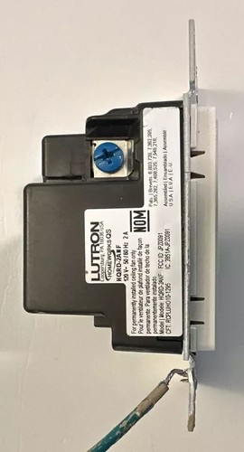 Lutron HQRD-2ANF-WH Homeworks 2 A Fan Speed Control HQRD 2ANF WH SHIPS ...