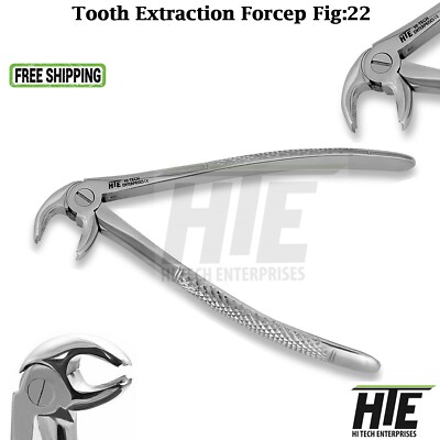 Dental Tooth Extraction Forceps Lower Molars Extracting Tools Fig 22 CE ...