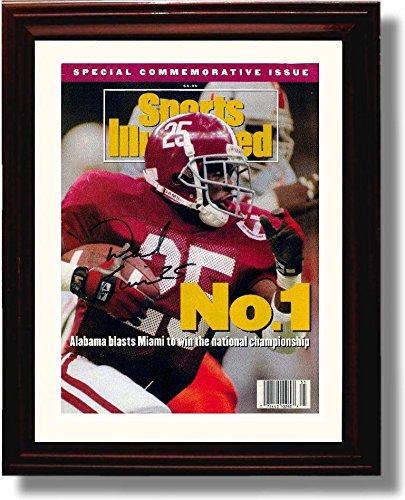 16x20 Gallery Frame Derrick Lassic 1992 Alabama Football National ...