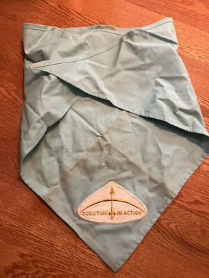 Scouting In Action Girl Scouts Vintage Scarf Patch As Is | eBay