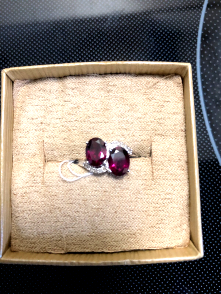 Grape Color Garnet Ring, Gorgeous JTV | eBay