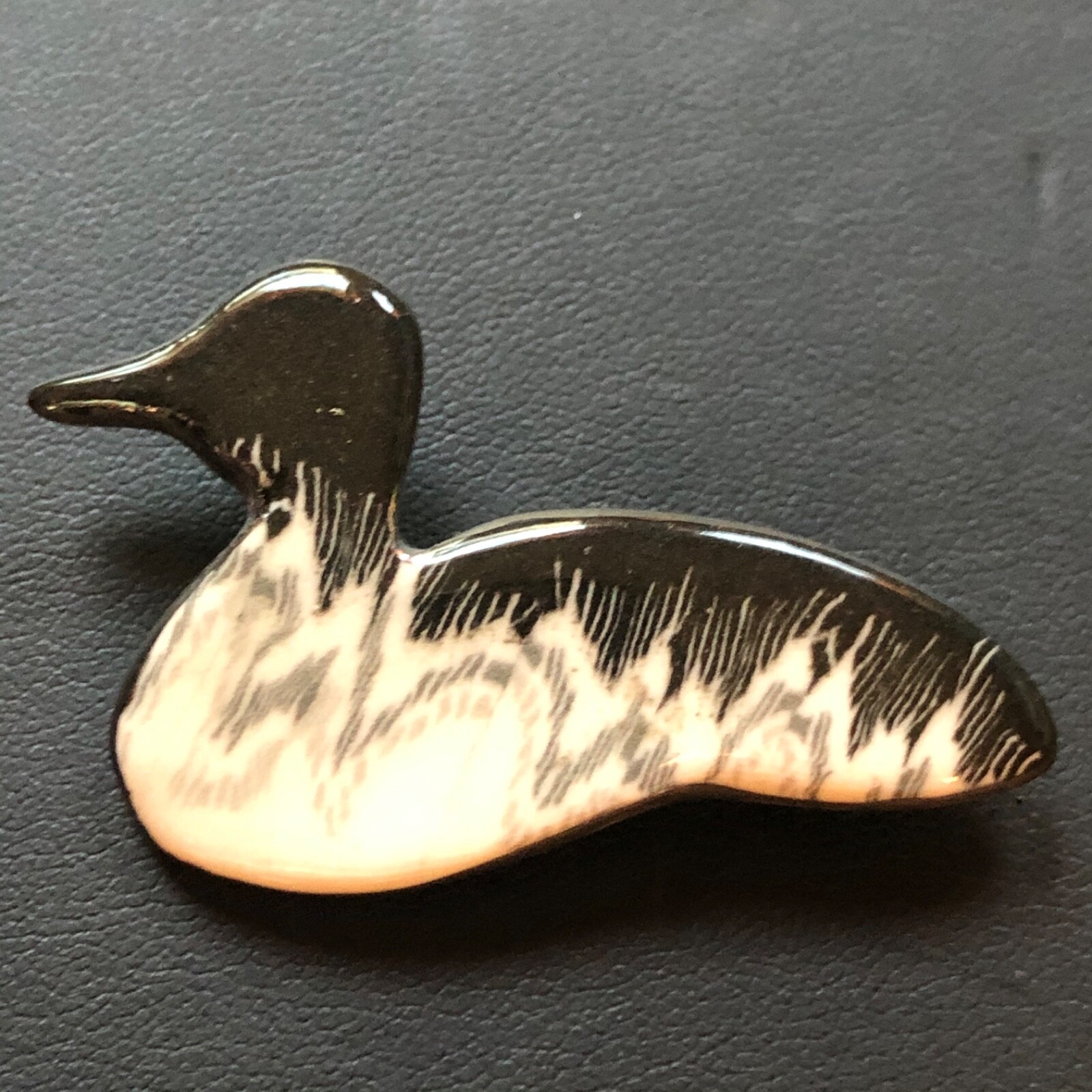 GORGEOUS Estate DUCK Vintage Brooch Pin - Gem