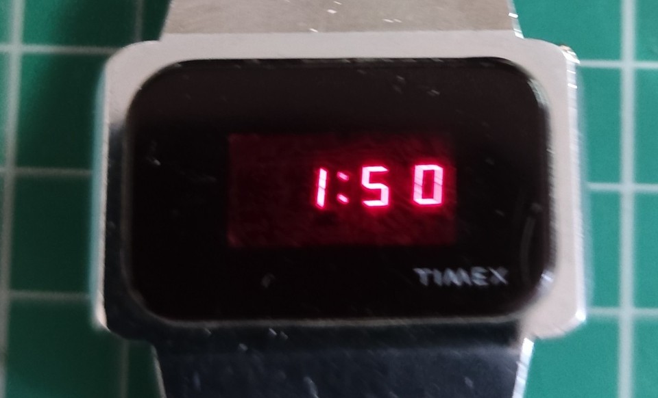 Vintage Timex Red Led Display Square Tank - Fully Working | eBay