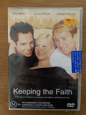 Keeping The Faith DVD Region 4 New & Sealed Ben Stiller, Edward Norton ...