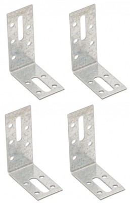 4x Winkelverbinder Bauwinkel verstellbar Winkel Metall Montagewinkel ...