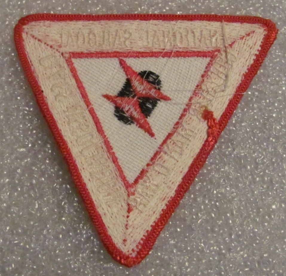 RARE VINTAGE RACE 1960's 1970's CHRYSLER MAN O WAR SAILBOAT SMALL PATCH ...