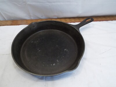 National Wagner Ware Sidney -O- No. 8 1358 C Cast Iron Skillet Pan w ...