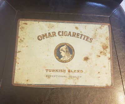 Omar Cigarettes 1900s Metal Tin Turkish Blend Cigarettes Holder | eBay